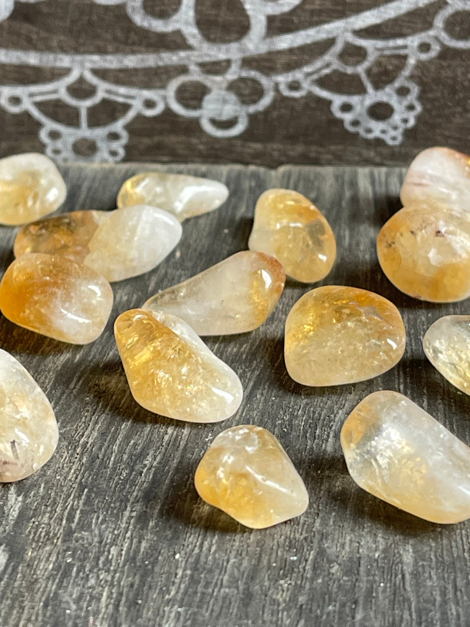 Citrine Tumbled Stones, You Choose How Many Pieces, Solar Plexus Chakra ...