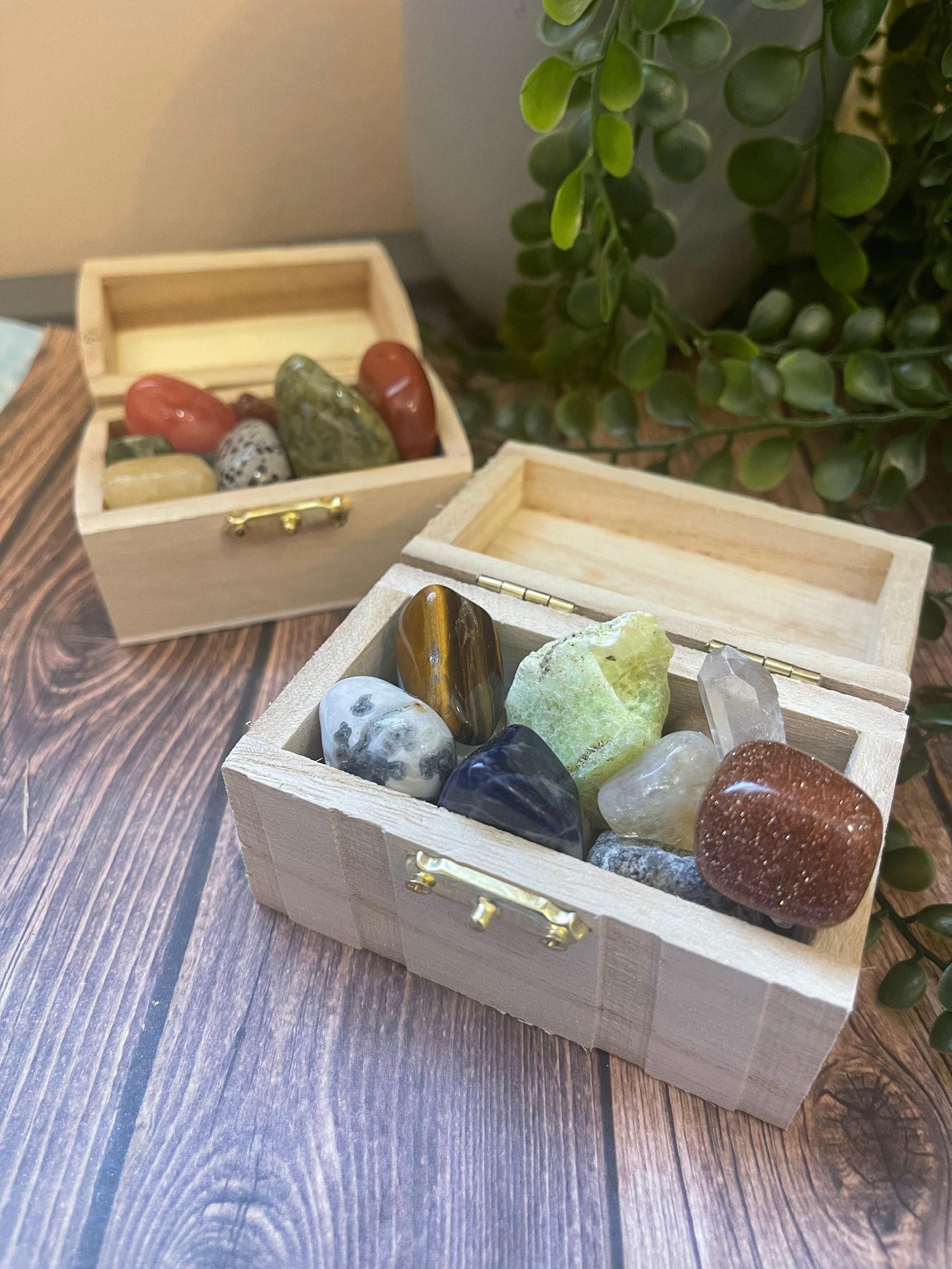 Crystal Kit 12 Pcs Chakra Healing Set Natural Tumbled Stones - Etsy