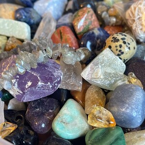 Assorted Mix Tumbled Stones and Crystals, Healing Rocks and Minerals - Etsy