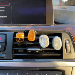 Real Crystal Car Vent Clips Assorted, Crystal Auto Clips Car ...