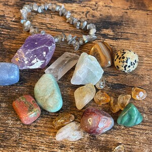 Assorted Mix Tumbled Stones and Crystals, Healing Rocks and Minerals - Etsy
