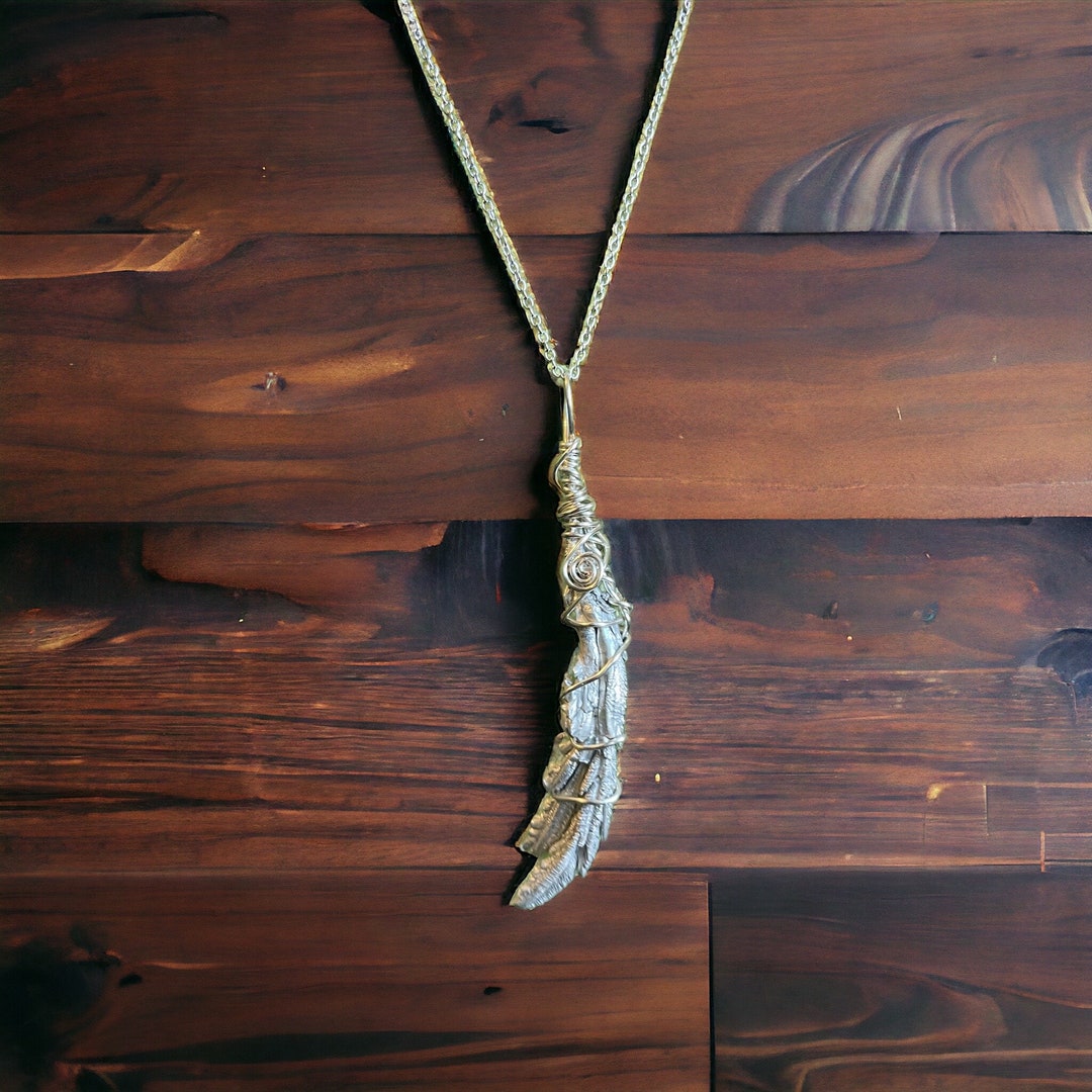 Magnesium Stone Necklace, Natural Mineral Pendant, Specimen Pendant ...