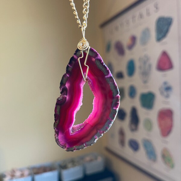 Slice Necklace - Etsy