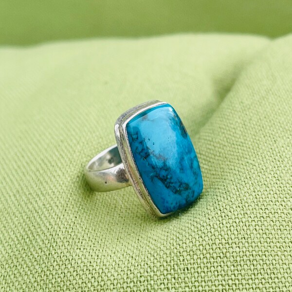 Chrysocolla Ring - Etsy