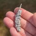 Magnesium Stone Necklace, Natural Mineral Pendant, Specimen Pendant ...