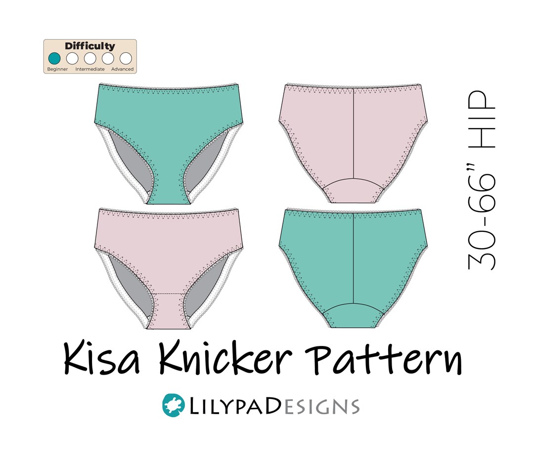 Kisa Knicker Pattern - 30"-66" Hip - Etsy