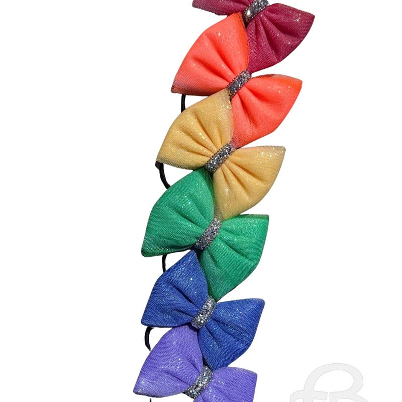 Grey Gymnastics Bows - Etsy