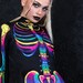 Skeleton Costume With Rainbow Bones Halloween Skeleton - Etsy
