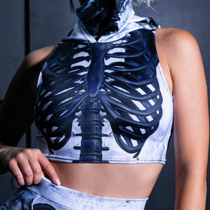 Skull Crop Top - Etsy