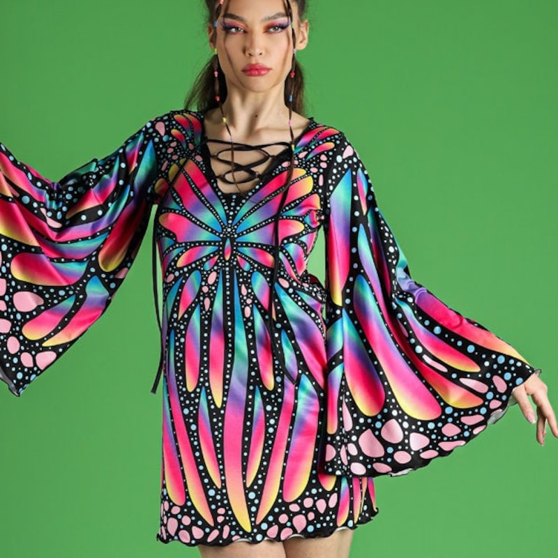 Butterfly Dress Women - Etsy