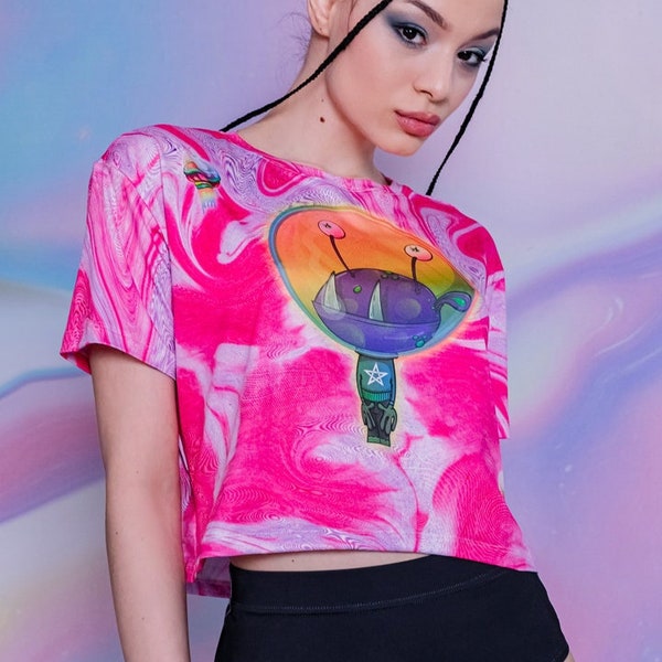 Alien Crop Top - Etsy