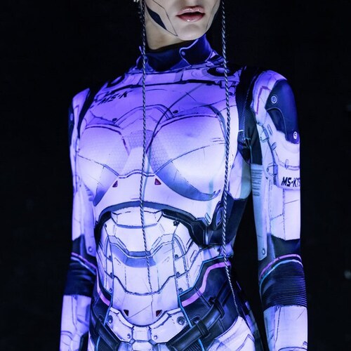 Sci Fi Warrior Costume Halloween Costume Womens Robot Etsy
