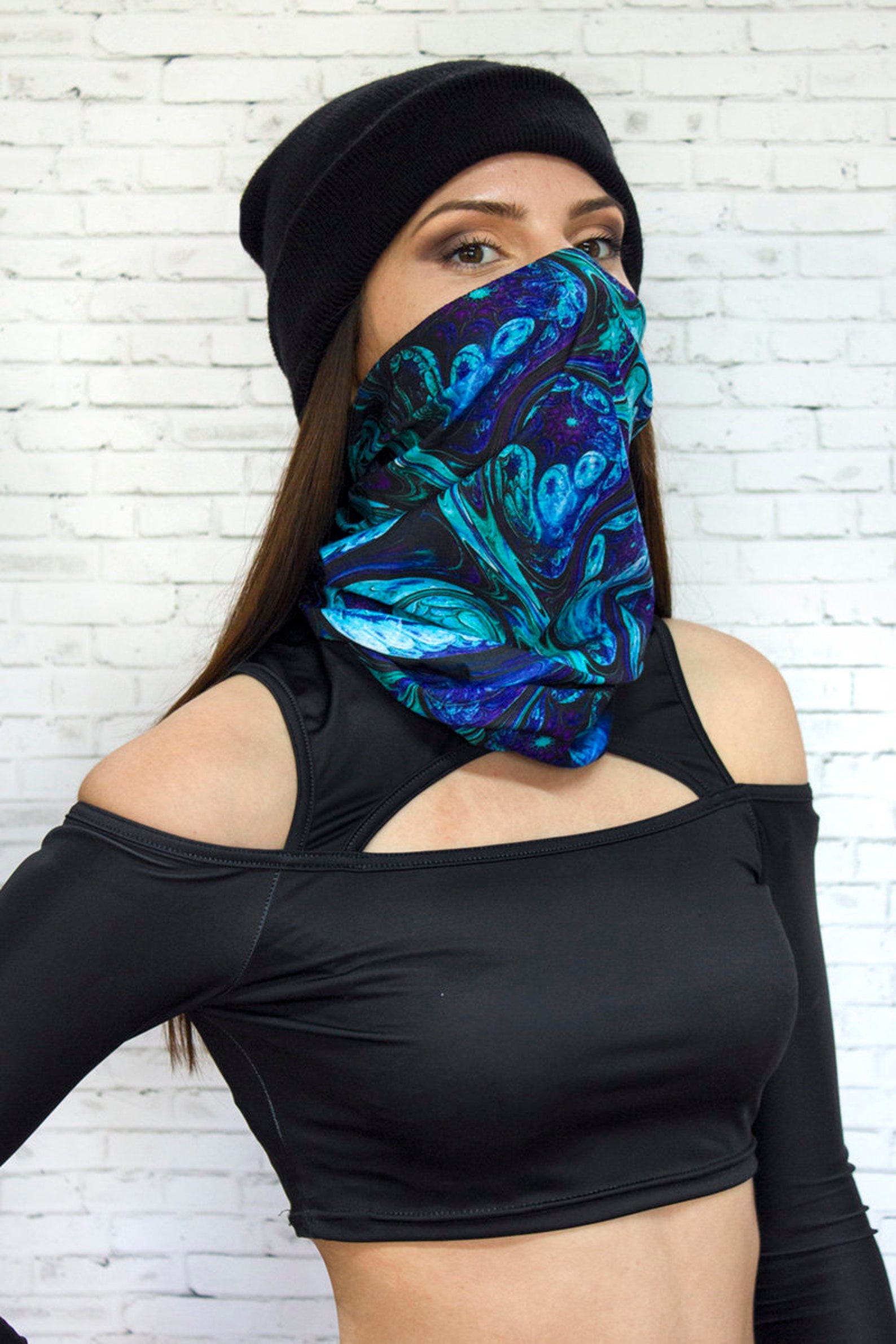 Festival Neck Gaiters UV Neck Gaiter Cool Neck Gaiter - Etsy