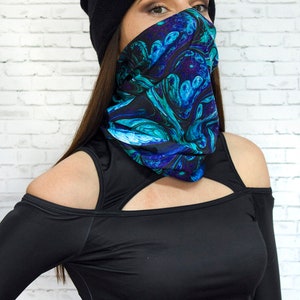 Festival Neck Gaiters, UV Neck Gaiter, Cool Neck Gaiter Bandana, Fleece Neck Gaiter for Men and ...