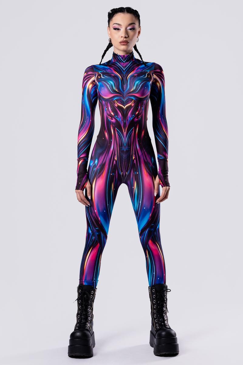 Rave Costume, Full Body Rave Outfit, Rave Costume, Womens Festival ...