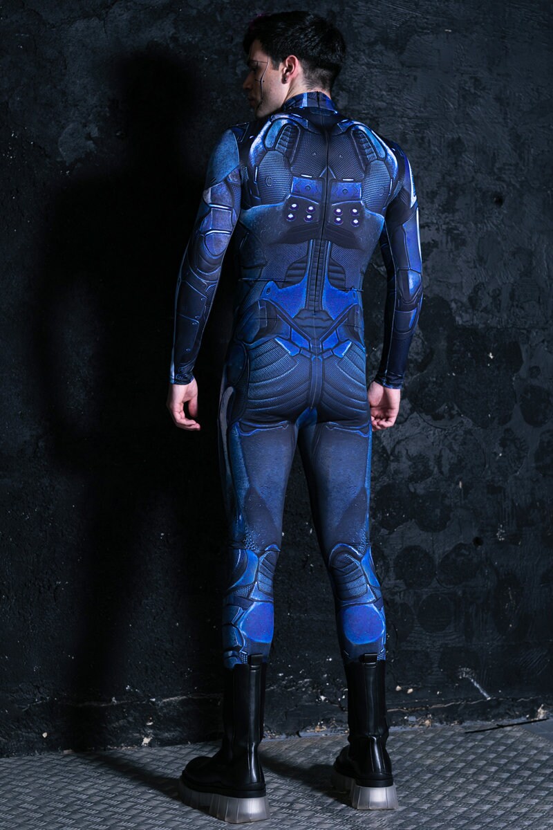 Mens Cyborg Costume Male Robot Costume Cyberpunk Outfit - Etsy UK