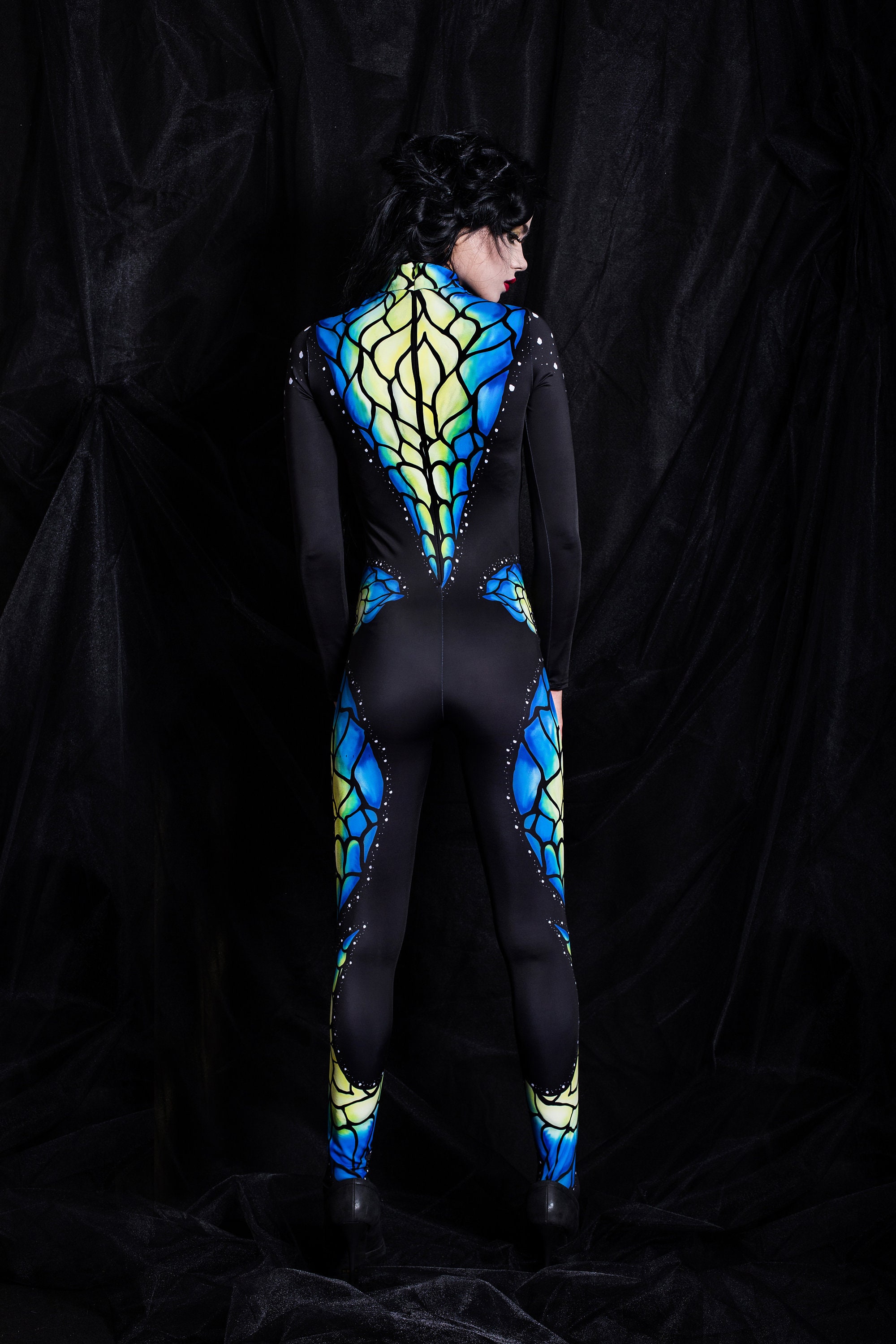 Festival Catsuit Aerial Costume Catsuit For Women Rave Etsy