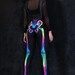 Rainbow Skeleton Overalls, Skeleton Dungaree With Bones, Halloween ...