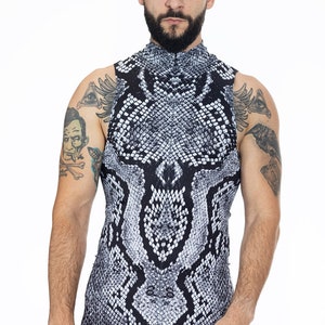 Snake Costume for Men, Adult Halloween Costume, Snakeskin Costume for ...