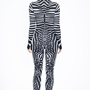 Zebra Costume for Women, Animal Halloween Costume, Zebra One Piece ...