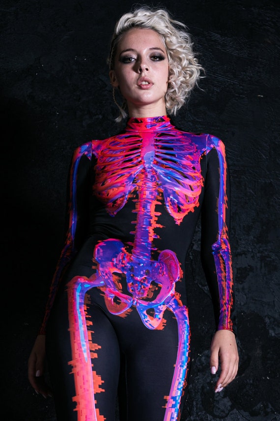 Glow In The Dark Body Paint Skeleton