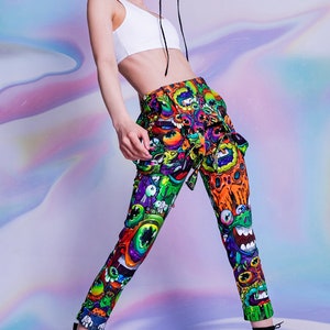 Alien Women Overalls, Overalls With Front Pocket, Festival Dungarees ...