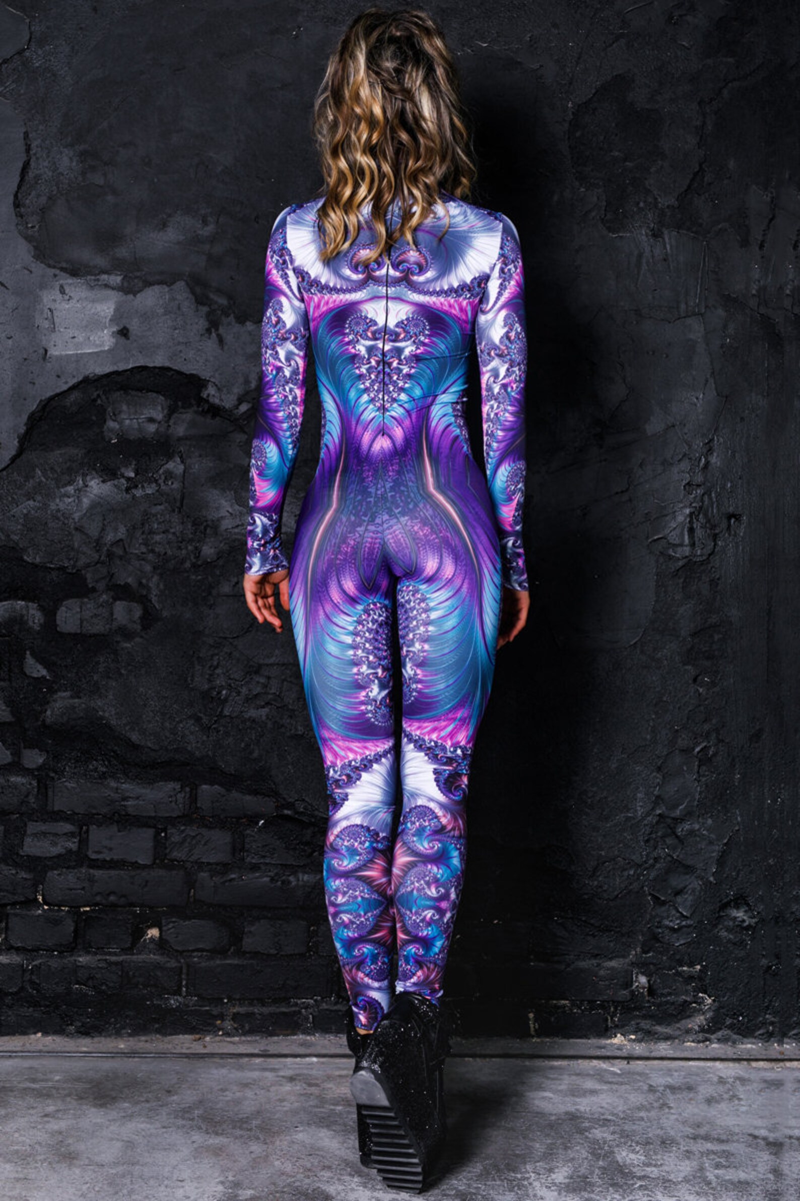 Rave Catsuit Festival Catsuit For Women Spandex Catsuit Etsy