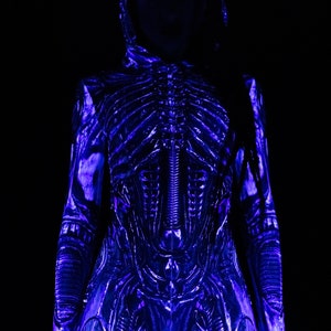 Alien Costume Xenomorph Costume Women Halloween Alien - Etsy