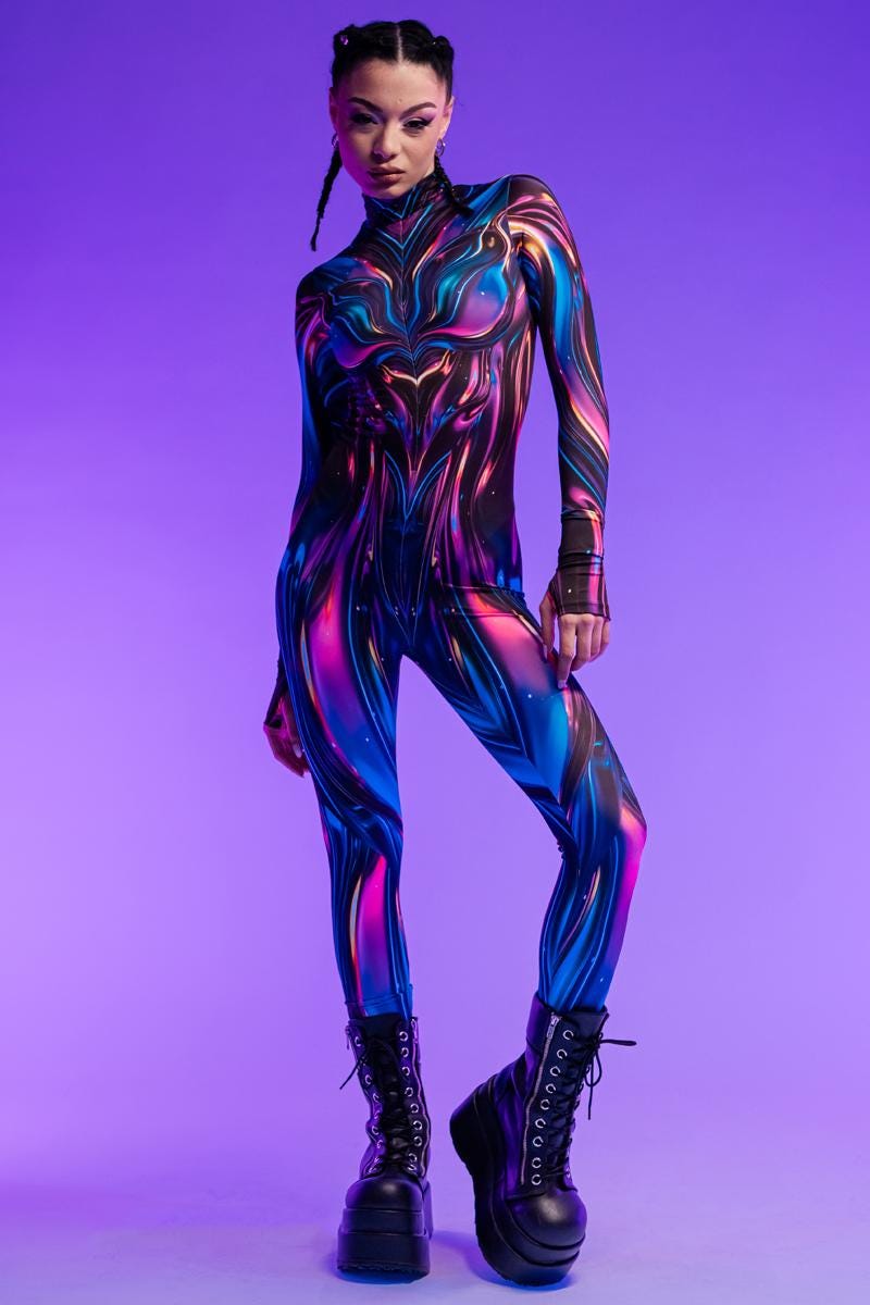 Rave Costume, Full Body Rave Outfit, Rave Costume, Womens Festival ...