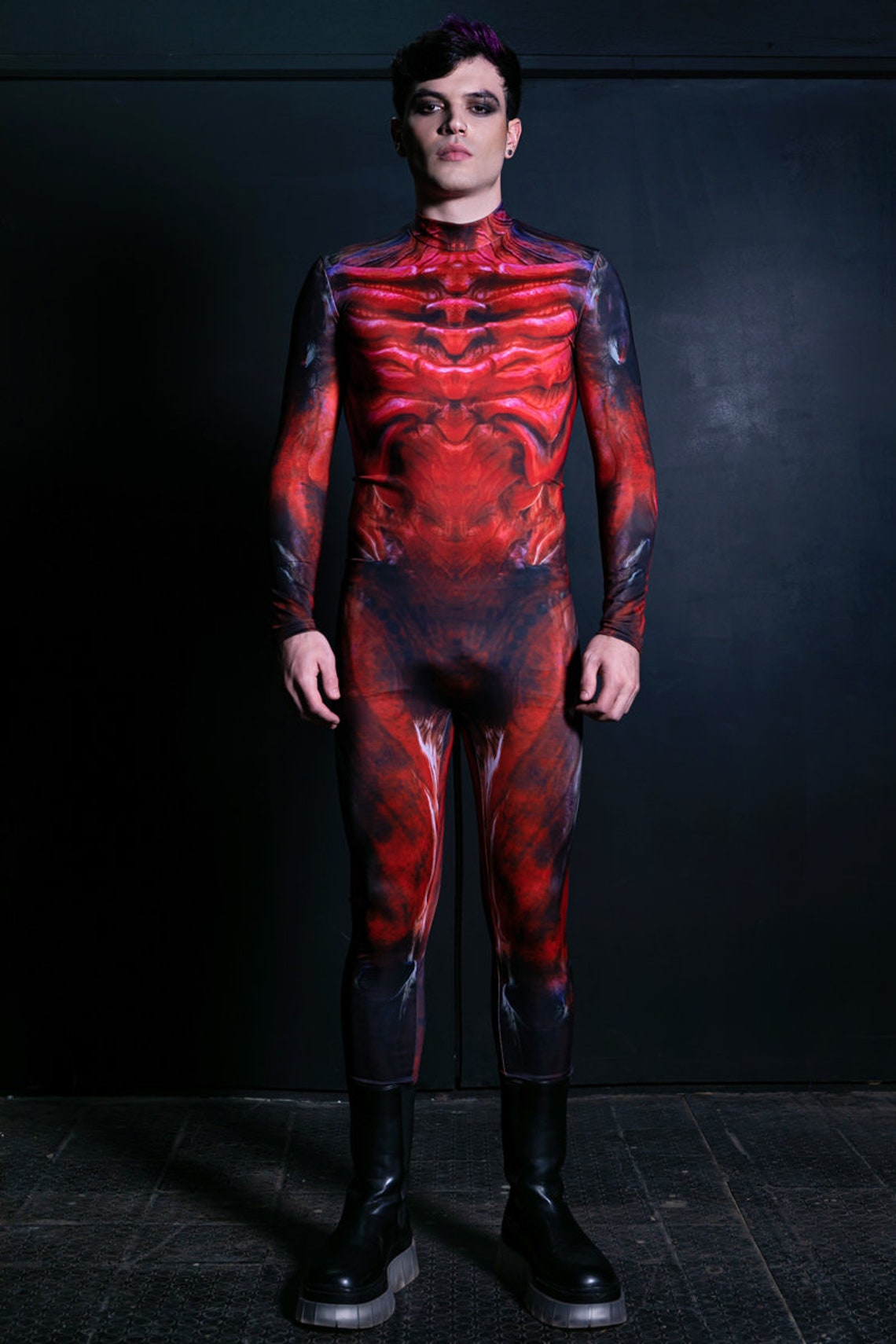 Demon Costume for Men, Male Halloween Costume, Devil Cosplay Costume ...