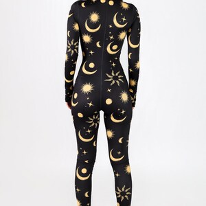 Celestial Costume With Soon & Moons, Witch Bodysuit Costume, Adult ...