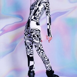 Alien Costume, Rave Costume, Festival Costume for Women, Black Rave ...