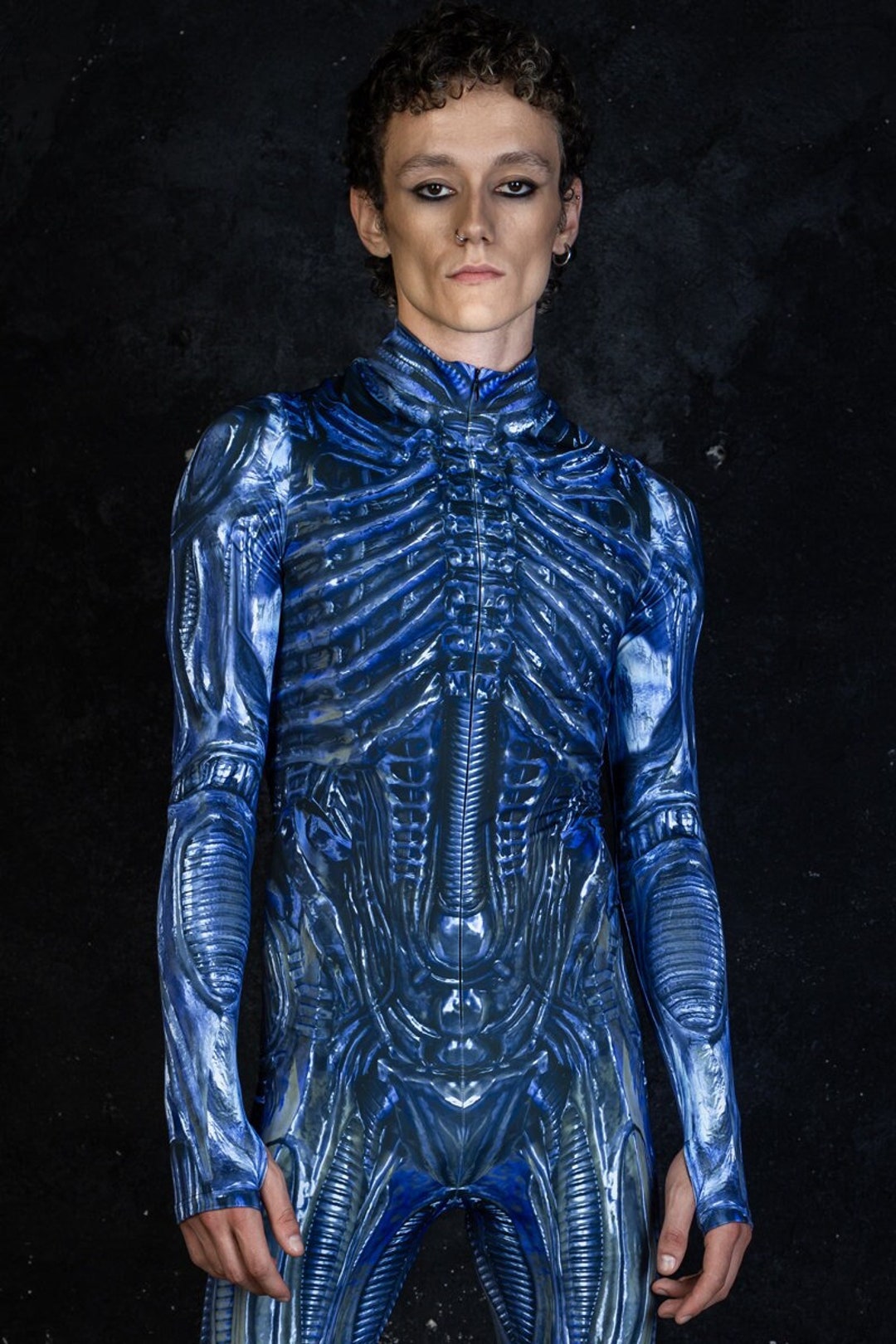 Xenomorph Costume for Men, Men Halloween Alien Costume, Cosplay Costume ...