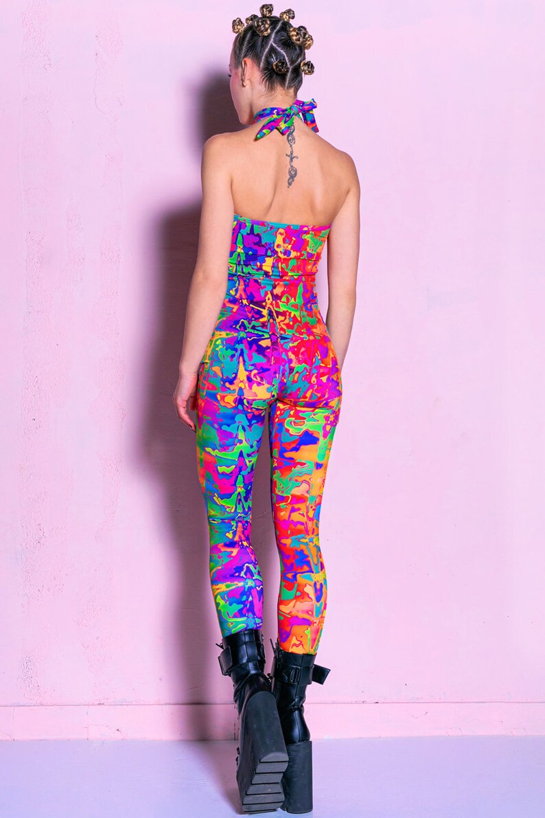 Rainbow Jumpsuit Rainbow Catsuit Spandex Bodysuit Plus Size - Etsy