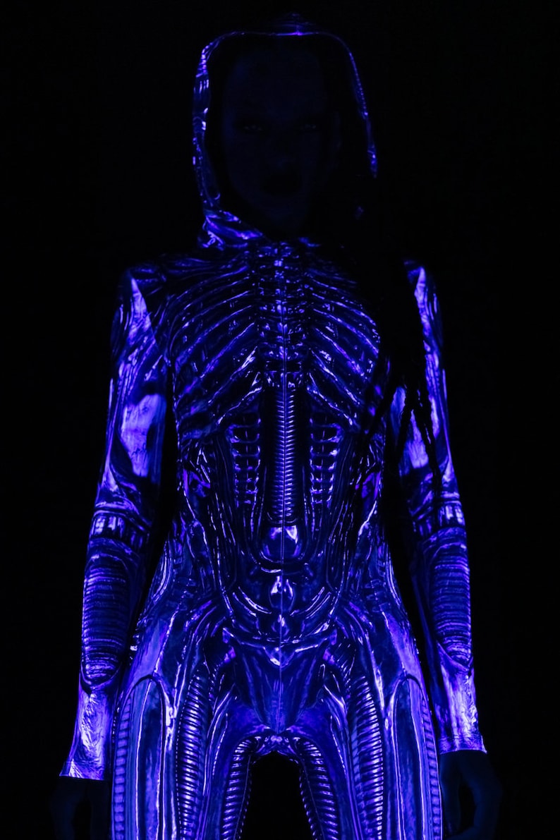 Alien Costume Xenomorph Costume Women Halloween Alien - Etsy