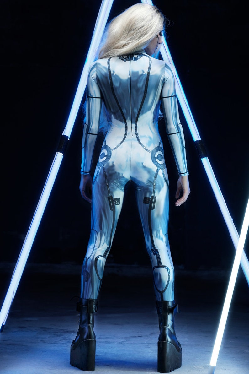 Silver Cosplay Costume Mirror Anime Costume Sexy Halloween - Etsy