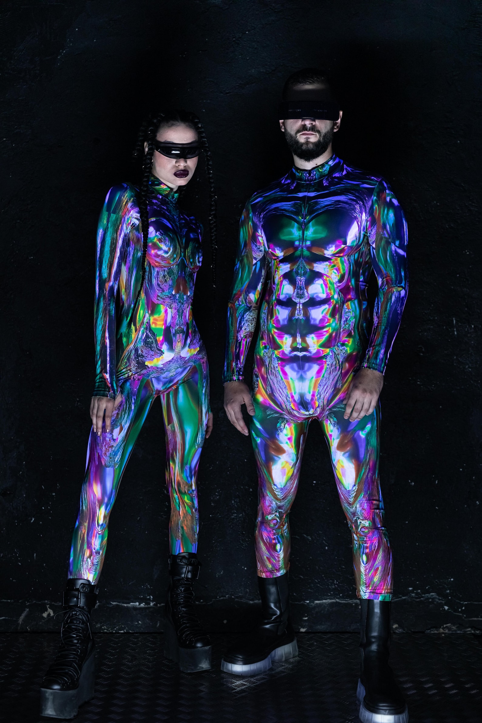 Cyber Costume for Women Rave Halloween Costume Couple - Etsy