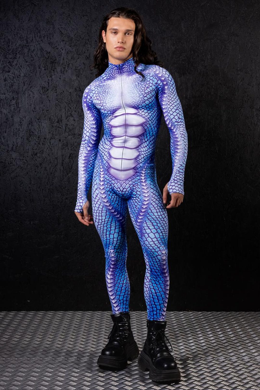 Purple Alien Men's Halloween Costume – Reptile Duo Costume - Etsy