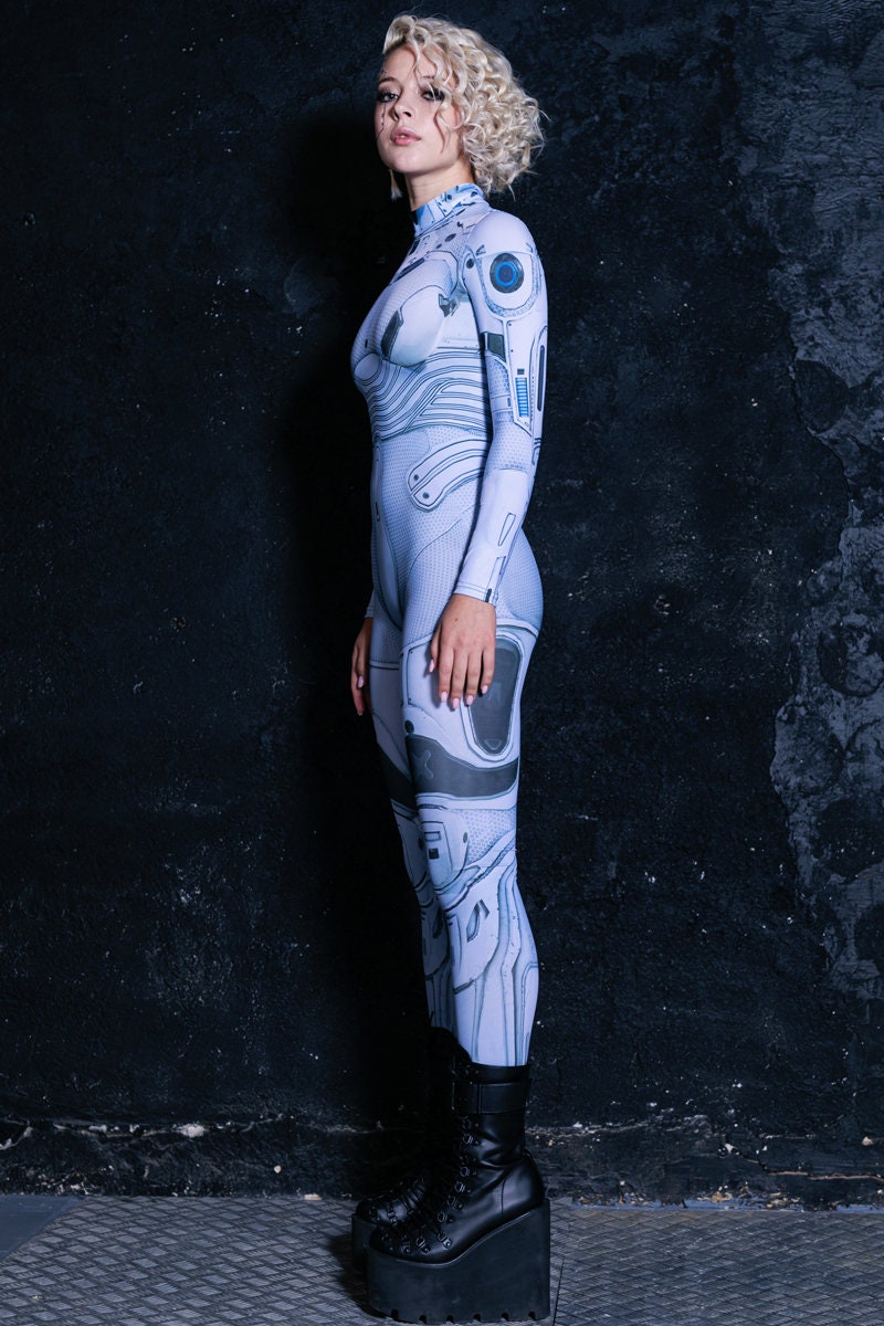 Sci Fi Soldier Costume Halloween Costume Womens White | Etsy