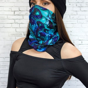Festival Neck Gaiters, UV Neck Gaiter, Cool Neck Gaiter Bandana, Fleece Neck Gaiter for Men and ...