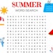 Summer Word Searches **DIGITAL** - Etsy