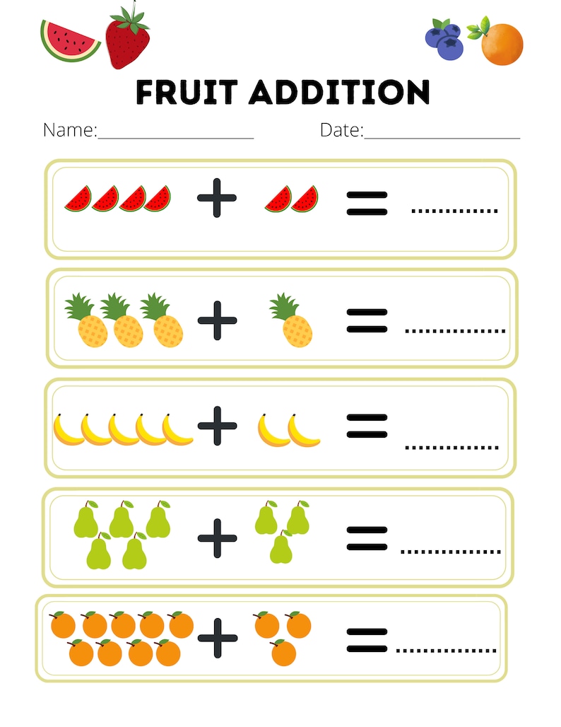 Printable Math Workbook/worksheets DIGITAL - Etsy