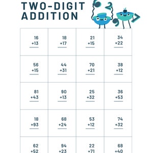 Printable Math Worksheets **DIGITAL** - Etsy