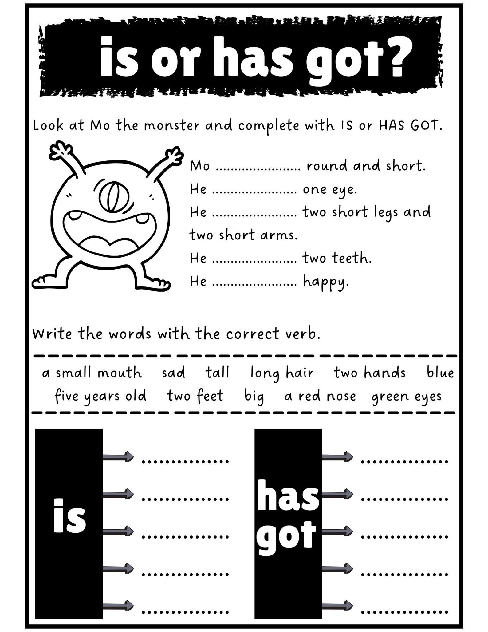 Printable Grammar Worksheets **DIGITAL** - Etsy