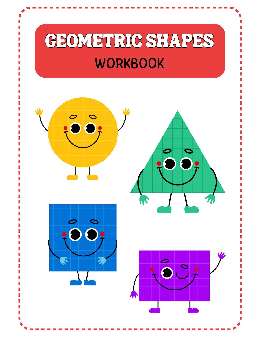 Printable Geometric Shapes Worksheets **DIGITAL** - Etsy