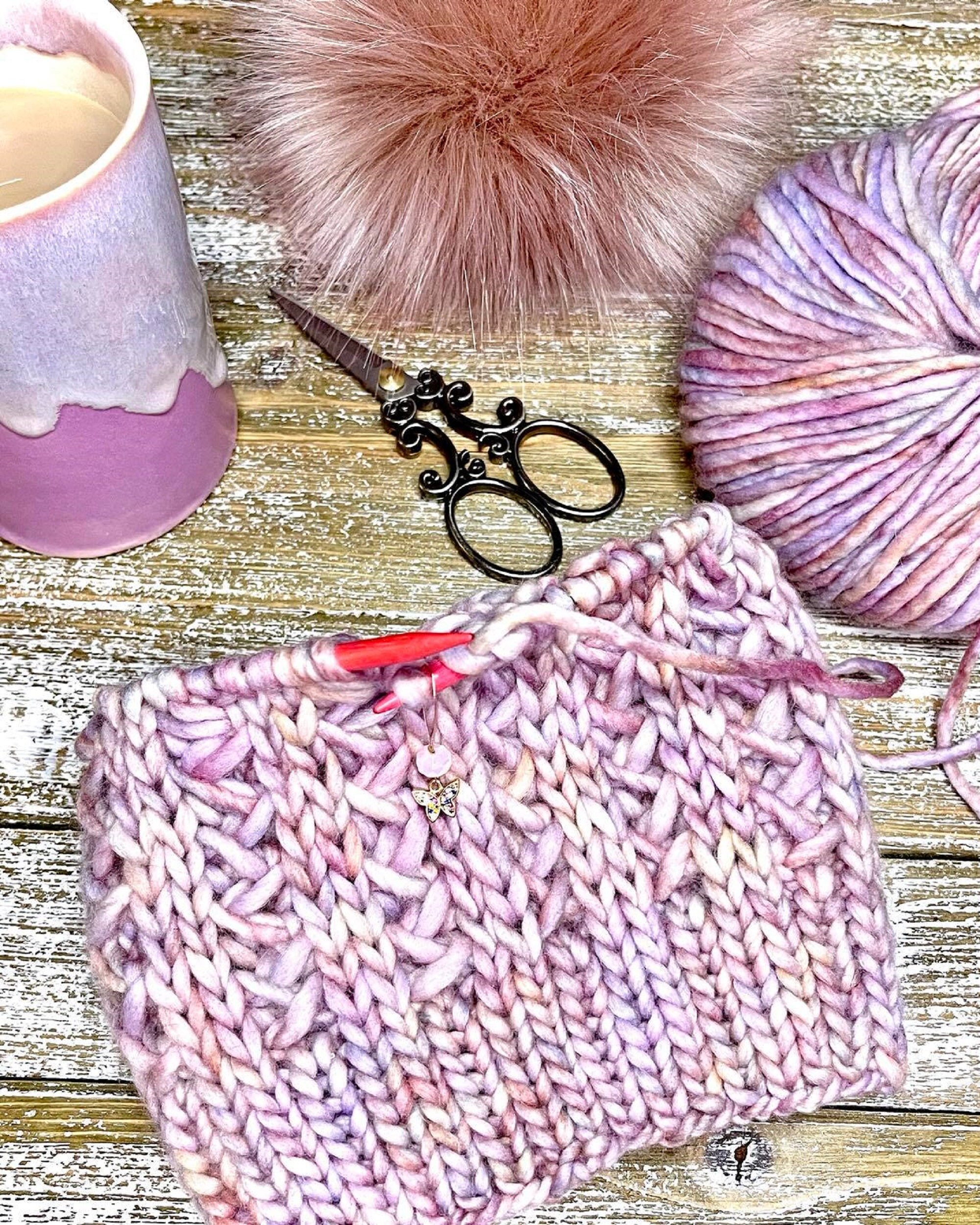 Corset Beanie Knitting Pattern – Adult Chunky Knit Toque (PDF FILE ONLY ...