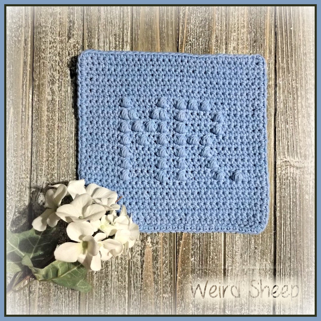 MR. Crocheted Dishcloth Pattern - PDF File Only - Etsy