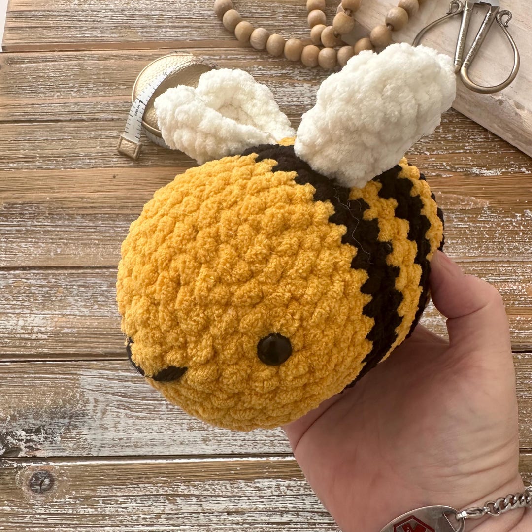 Gold Buzzy Bee | Stuffed Toy | Bee | Stuffie | Plushie | Amigurumi ...
