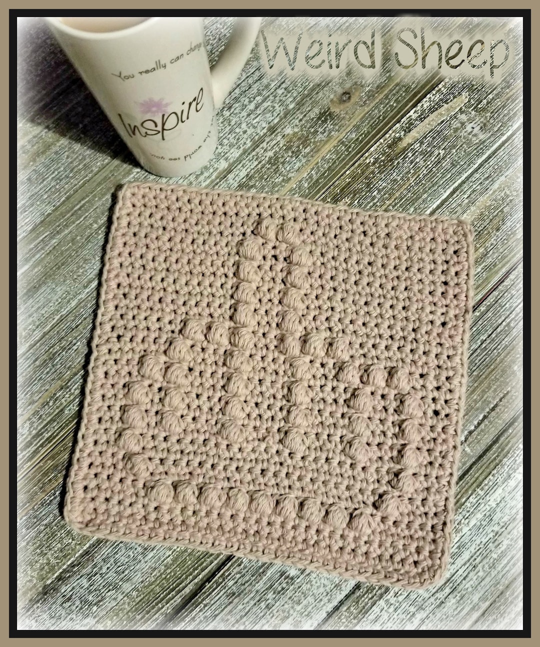 Middle Finger Crocheted Dishcloth Pattern PDF File Only - Etsy