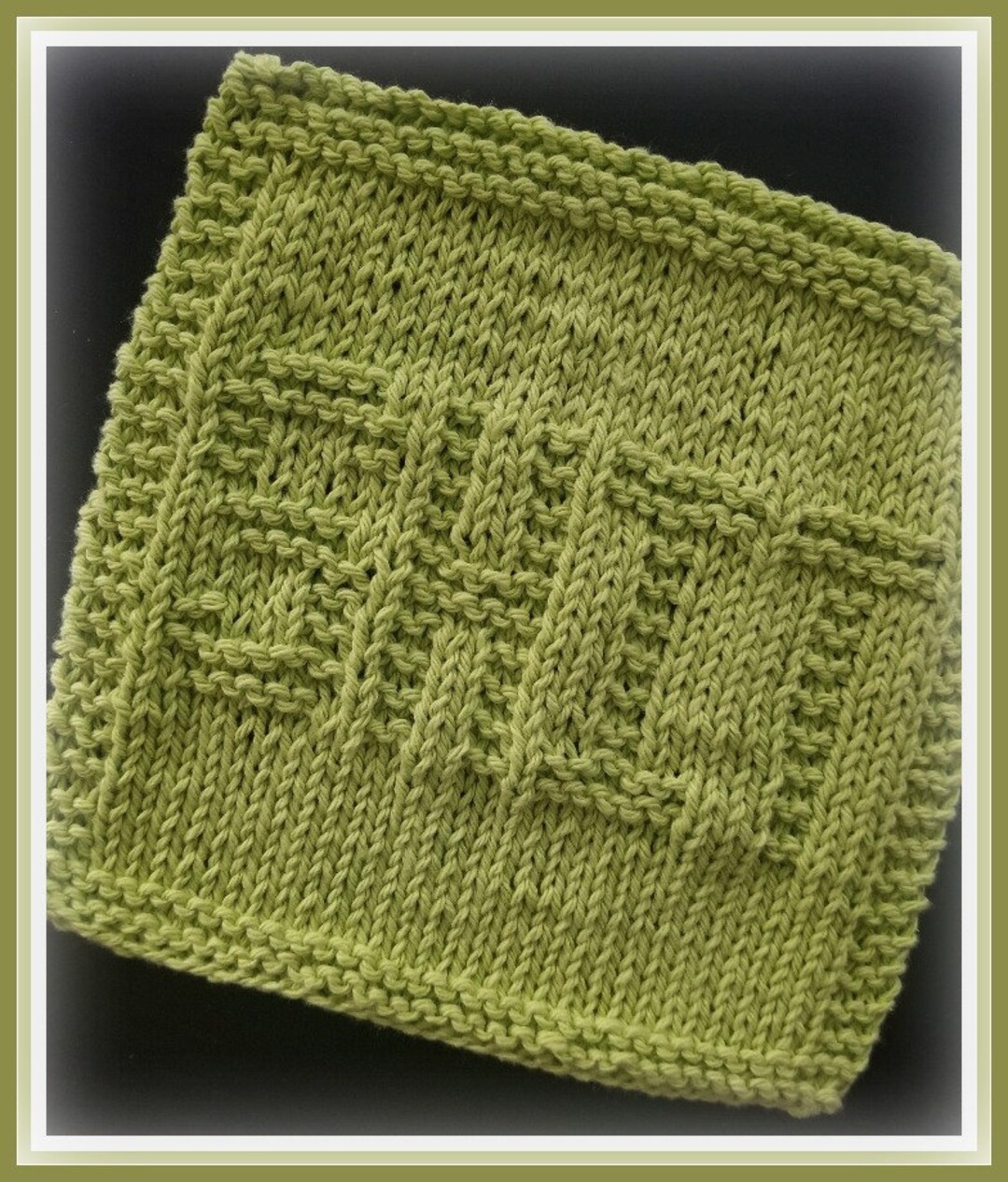 SHIT Knitted Dishcloth Pattern - PDF File Only - Etsy